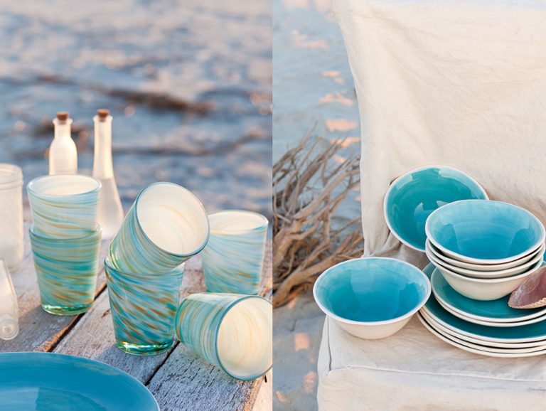 A Stunning Sea Glass Tablescape - Southern Lady Magazine